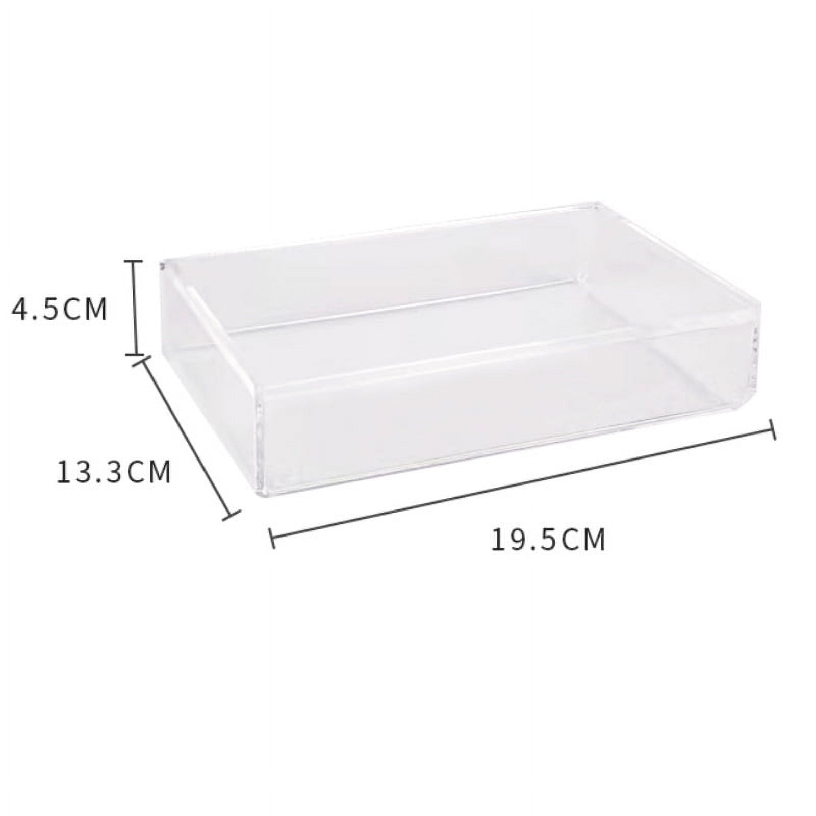 UPGRATOR Transparent Stationery Box Acrylic Organization Home 1Pack 7 ...