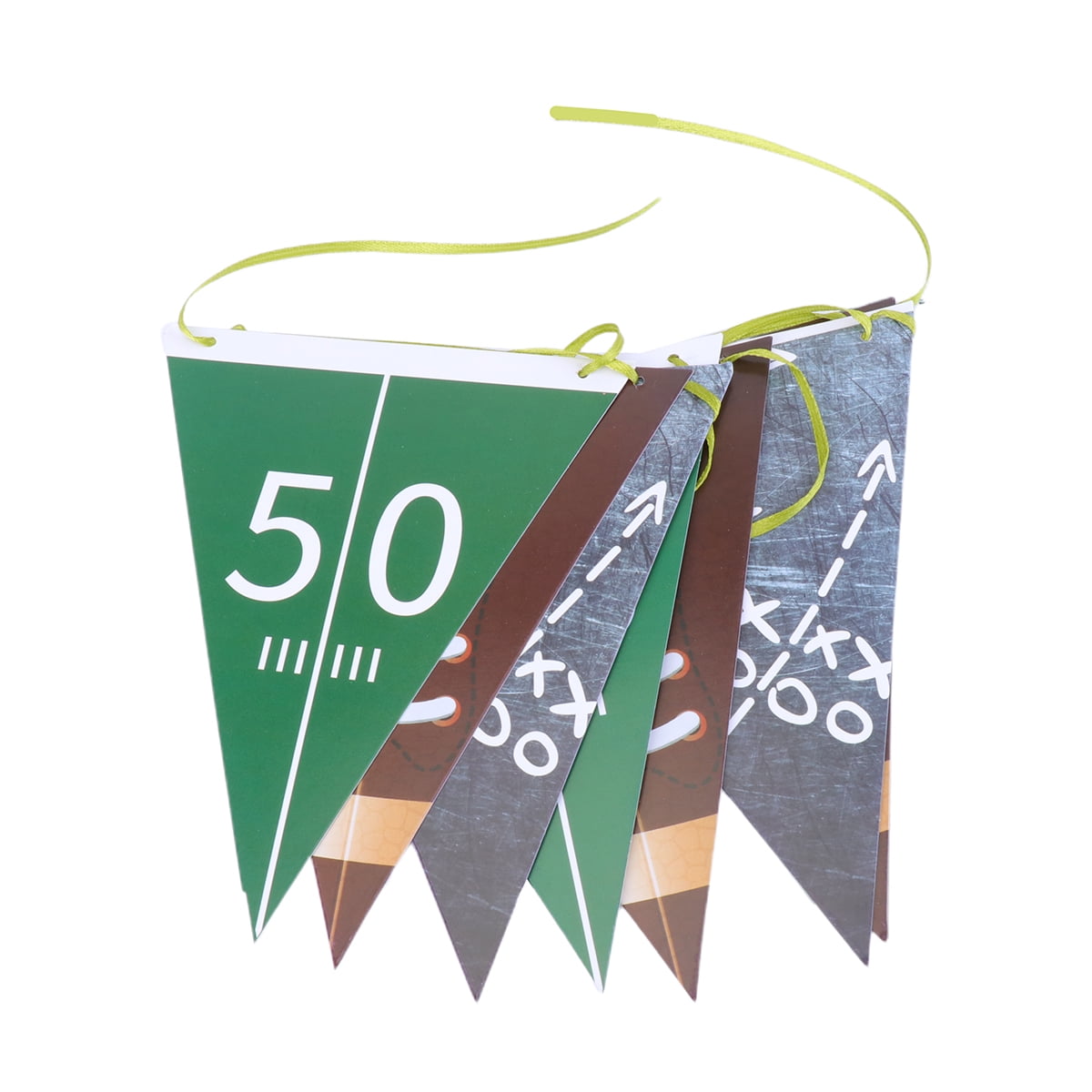 NUOLUX American Football Theme Pennant Decorative Banner Set Football ...