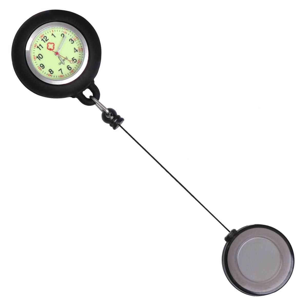 NUOLUX Badge Reel Pocket Watch Fashion Pocket Watch Clip-on Pocket ...