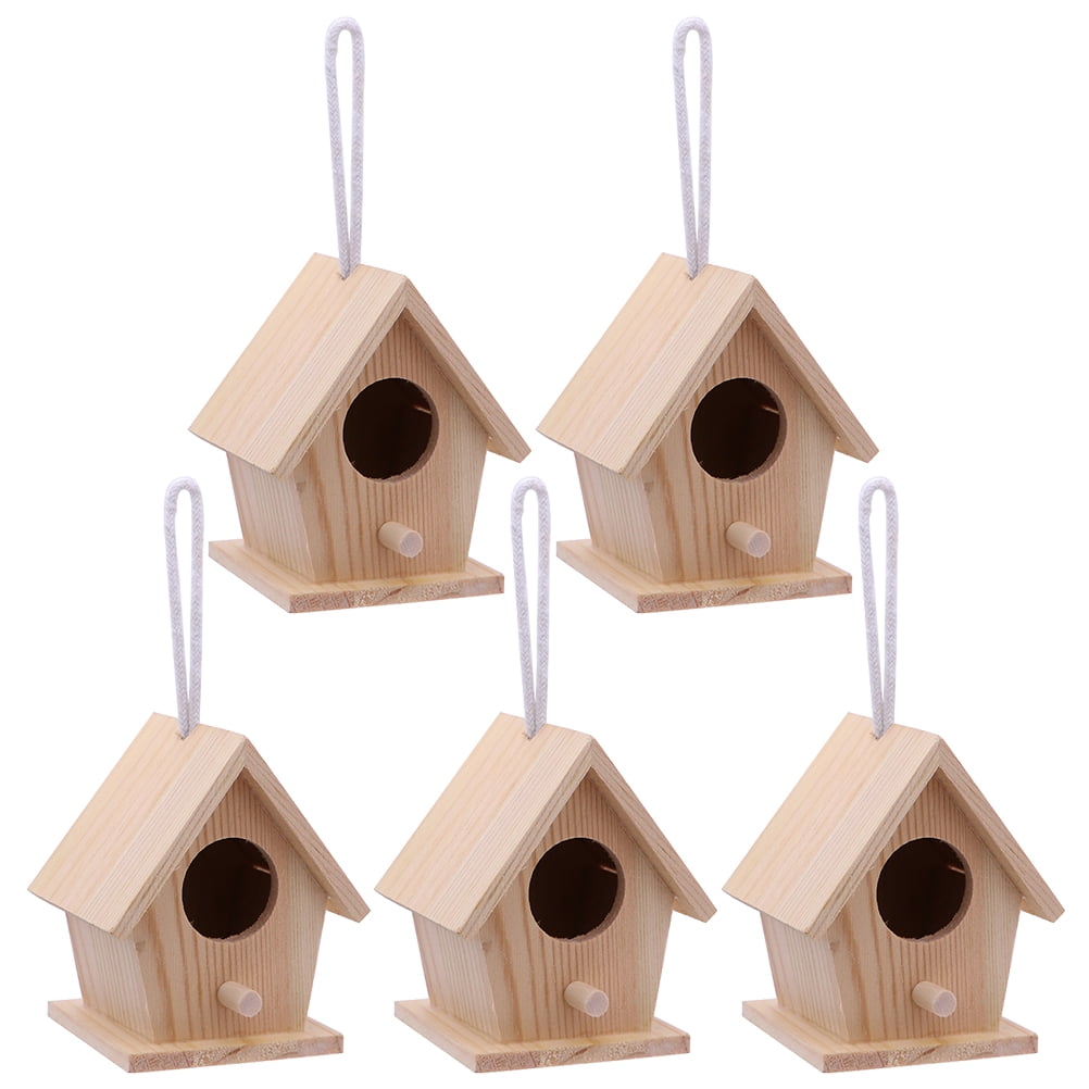 Bird Houseunfinished Houses Box Wood Hummingbird Wooden Unpainted Birds ...