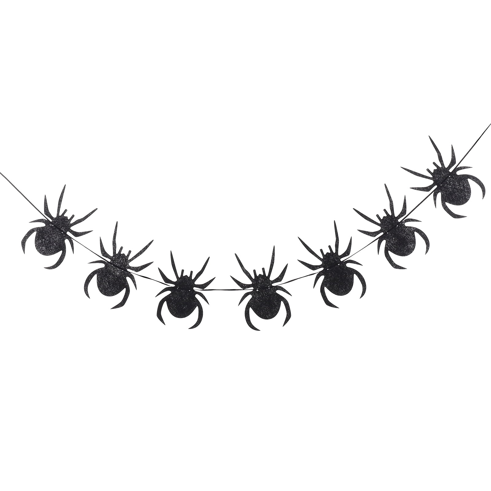 Tineasur Festival Decorative Props Spider Banner Black Felt 1Set ...