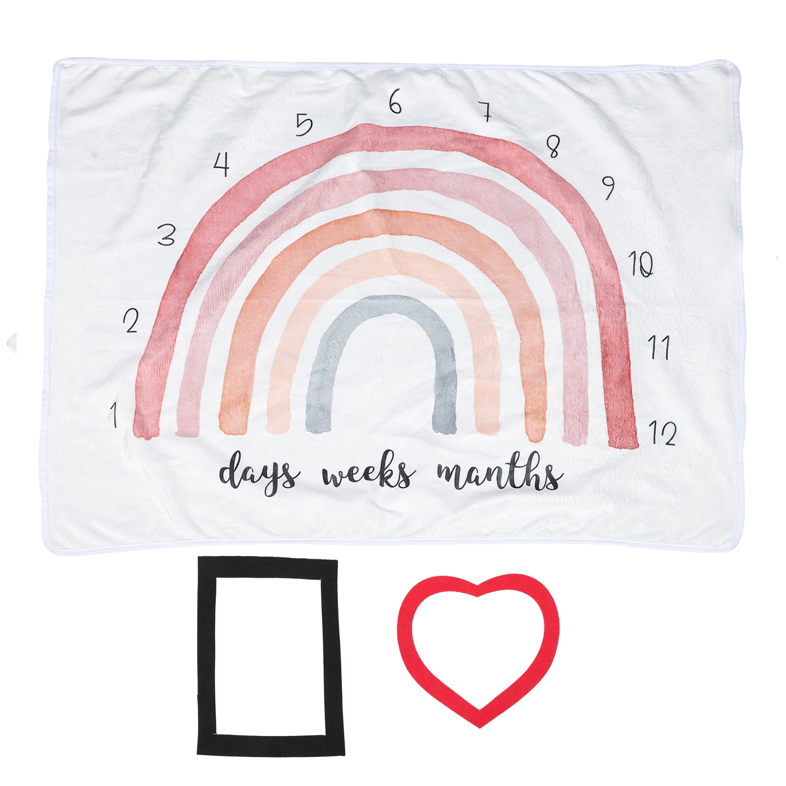 NUOLUX Blanket Baby Milestone Newborn Monthly Backdrop Infant Photo ...