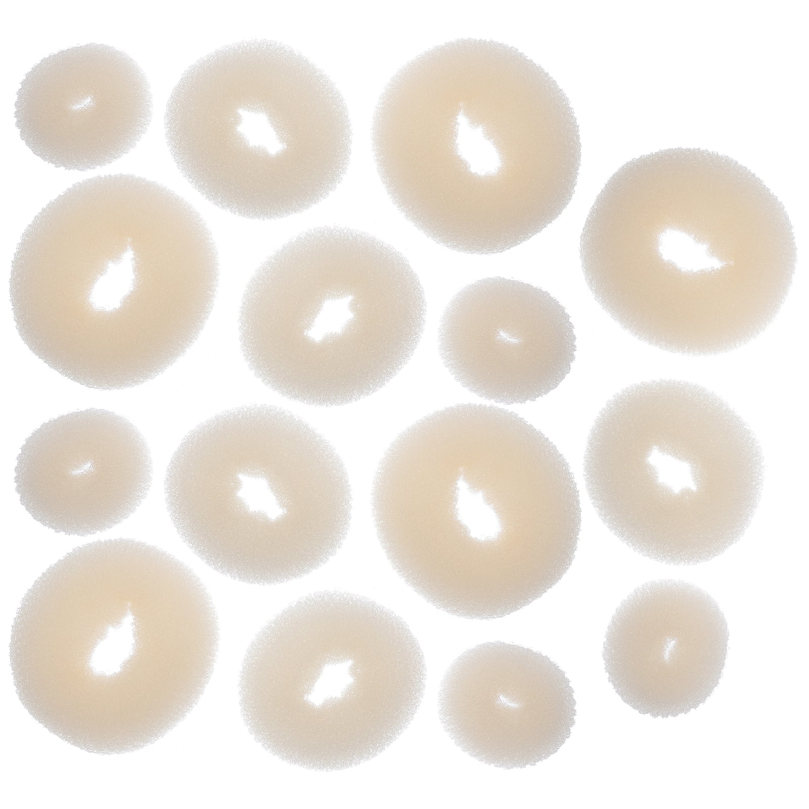 NUOLUX Bun Hair Maker Donut Shaper Tool Doughnut Nets Invisible Chignon ...