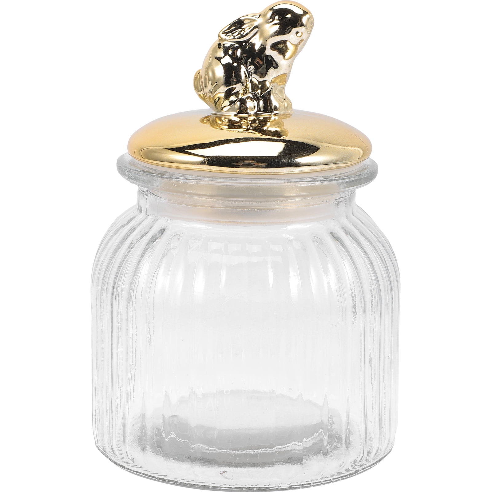 UPGRATOR Candy Canister Transparent Ceramic 1Set 6.3x4.3In - Walmart.com