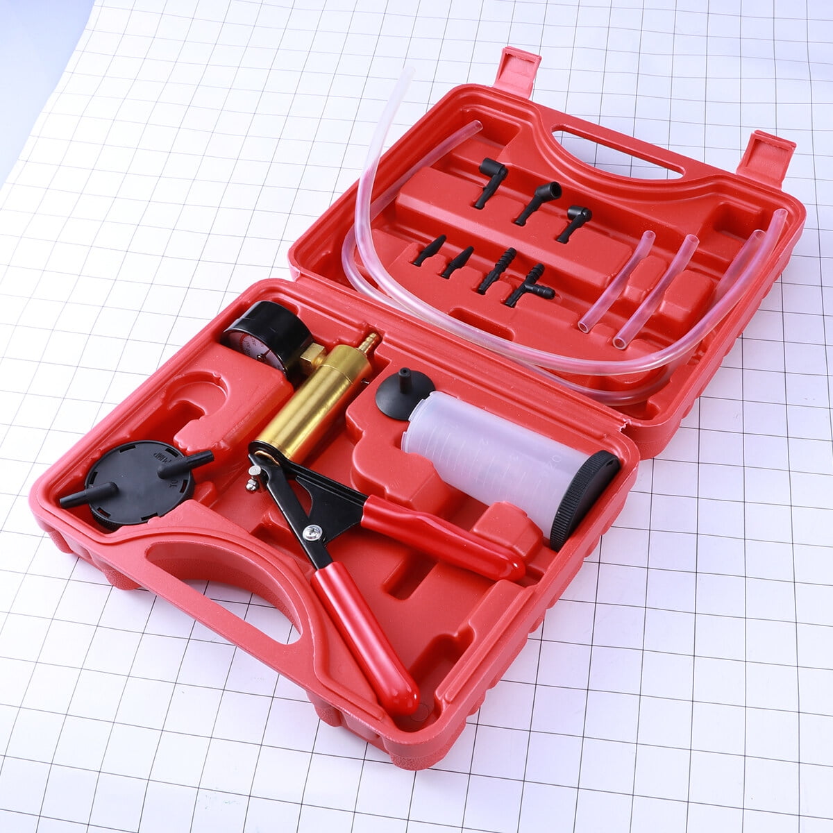 DEEPCRAFF vacuum bleeder kit Vacuum Pump Plastic 1 Set for Car Repair ...