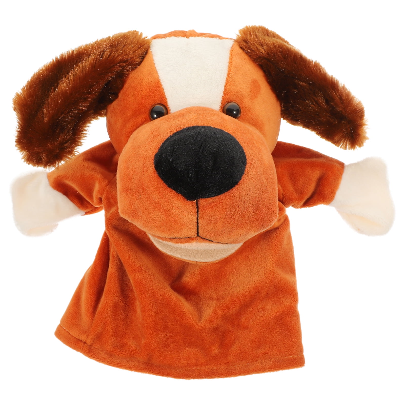 NUOLUX Cartoon Dog Hand Puppet Plush Animal Pattern Hand Puppet Parent ...