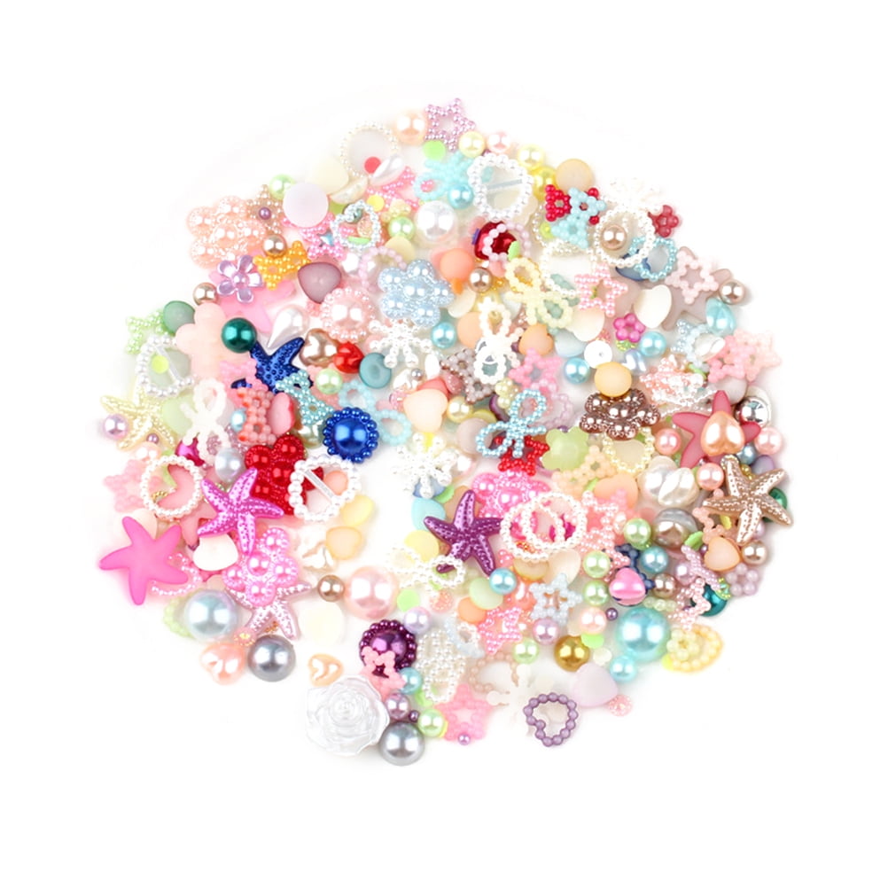 NUOLUX Charms Flatback Fruit Charm Buttons Rhinestone Beads ...