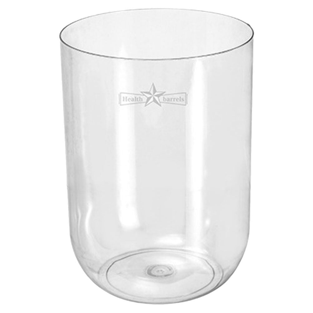Tineasur Clear Waste Bucket Trash Can Transparent Waste Collection Home ...