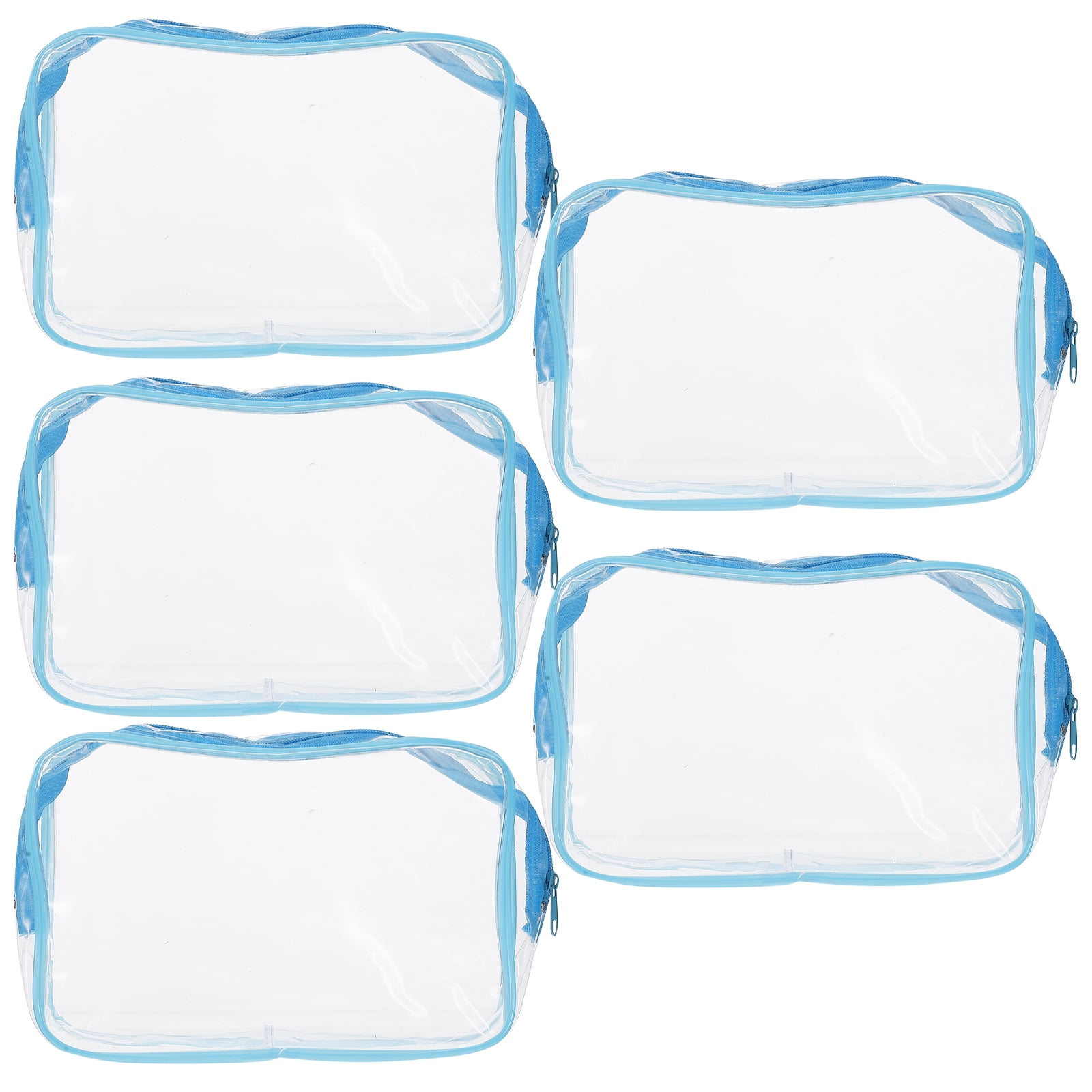 NUOLUX Clear Makeup Travel Toiletry Bag Pouch Transparent Shaving Wash ...