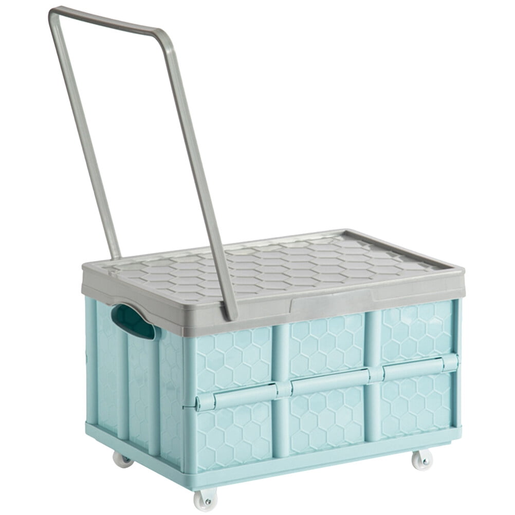 NUOLUX Collapsible Storage Box, Plastic, Blue - Walmart.com