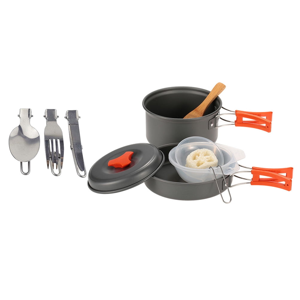 TABLETREANDS Camping Cookware Aluminum Alloy 1Set 9.6X5.7X3.1In ...