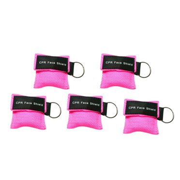 50pc CPR Mask Keychain Emergency Kit CPR Face Shields for First Aid AED ...