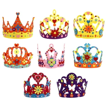30 Pack Birthday Crowns for Kids Classroom, Paper Crowns Birthday Hats ...