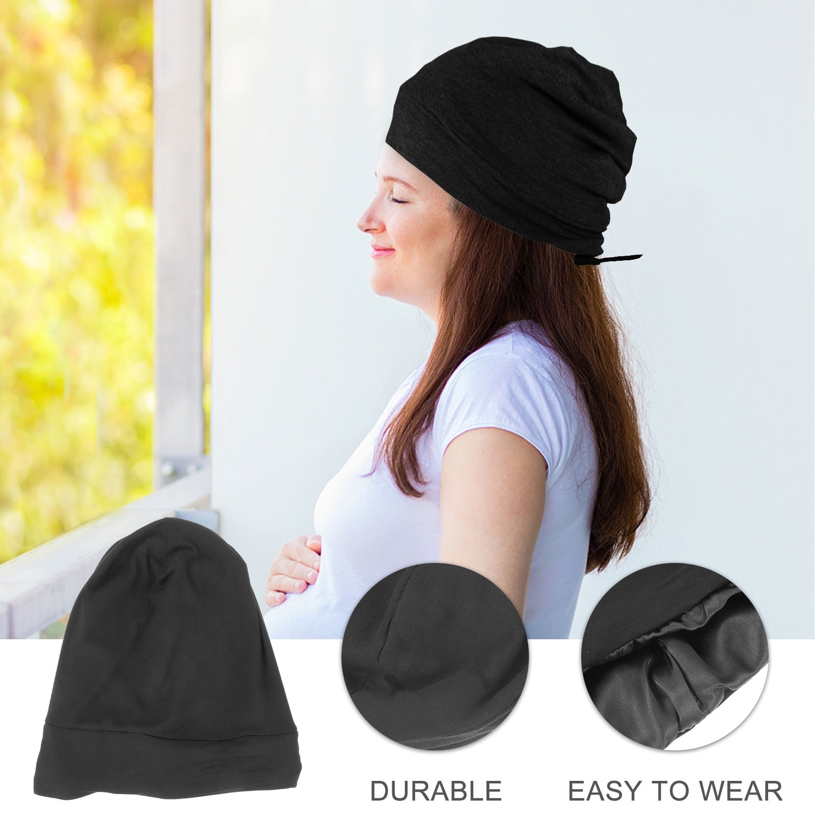 NUOLUX Curly Hair Cap for Sleeping 1Pack - Walmart.com