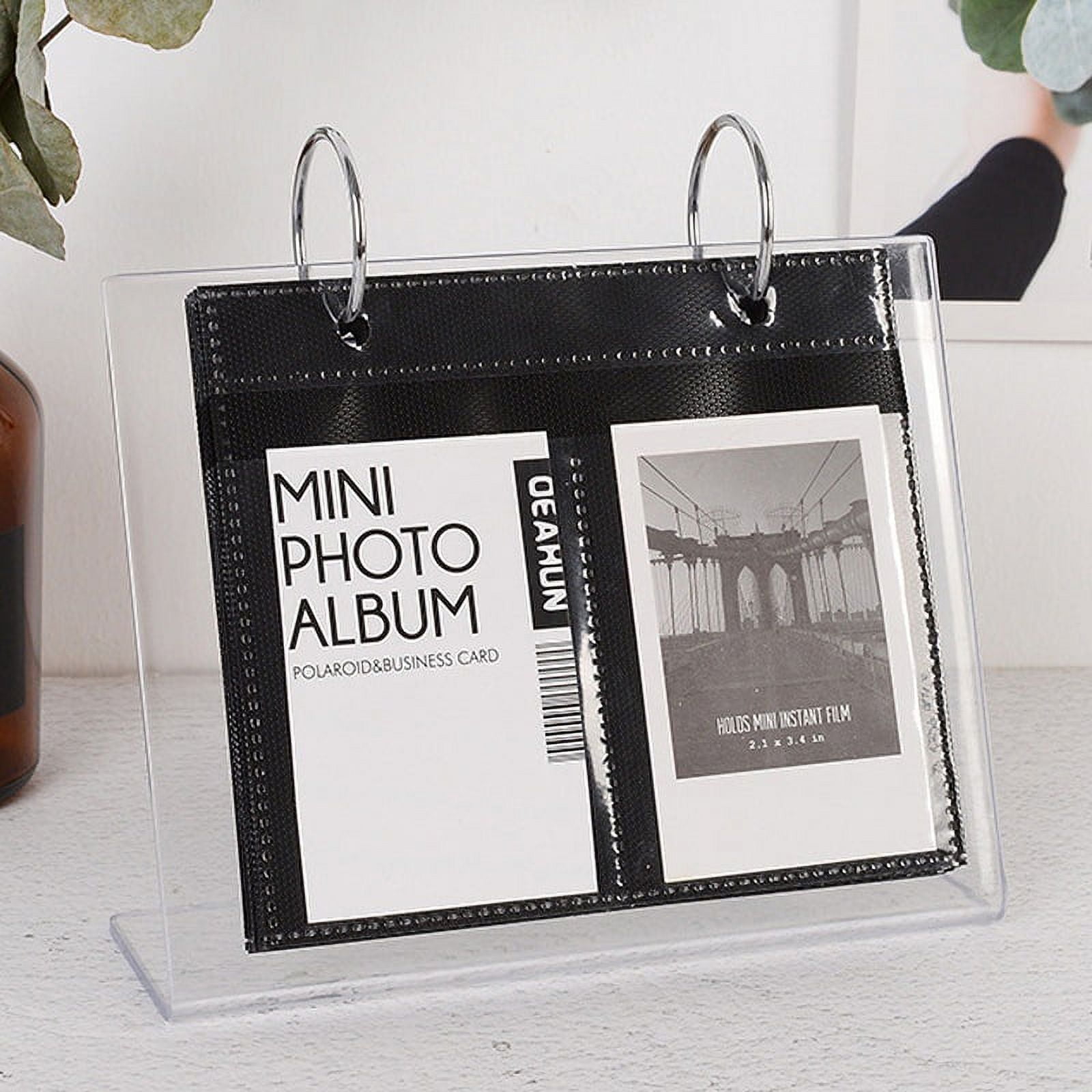 NUOLUX Desktop Mini Photo Album Mini Photo Display Stand Photo ...