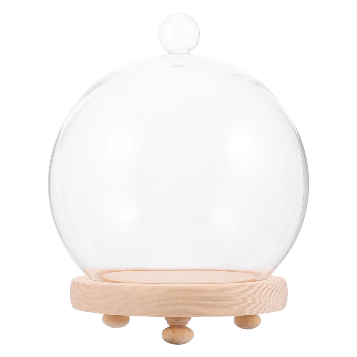 NUOLUX Dome Glass Cover Display Cake Bell Jar Mini Cloche Eternal ...