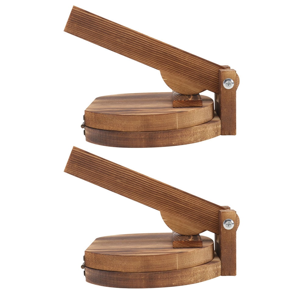 Tineasur Manual Dumpling Skin Press Wood Dumpling Wrapper Making Tool ...