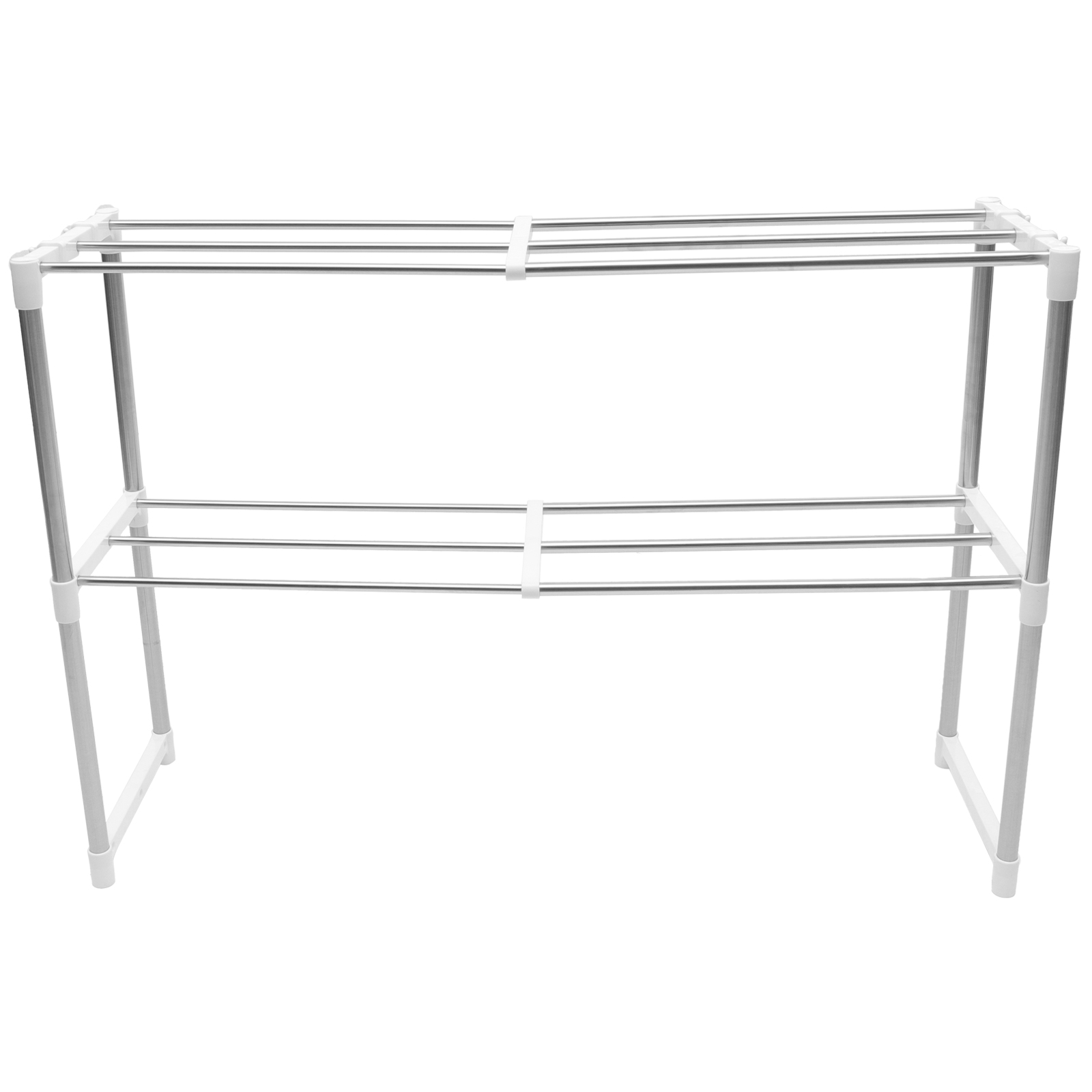 NUOLUX Entryway Shoe Cabinet 1Pack Expandable Rack Design Silver 87X24 ...