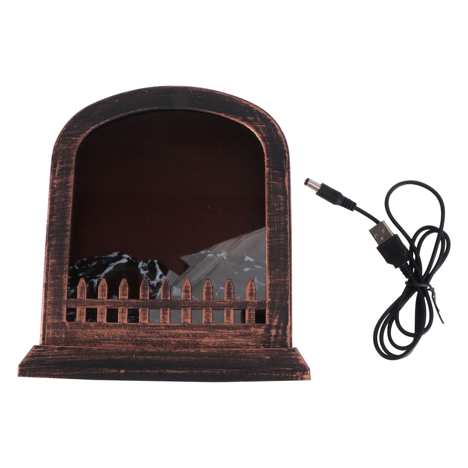 NUOLUX Fireplace Lantern Light Flickering Flame Effect Party Lamp Led ...