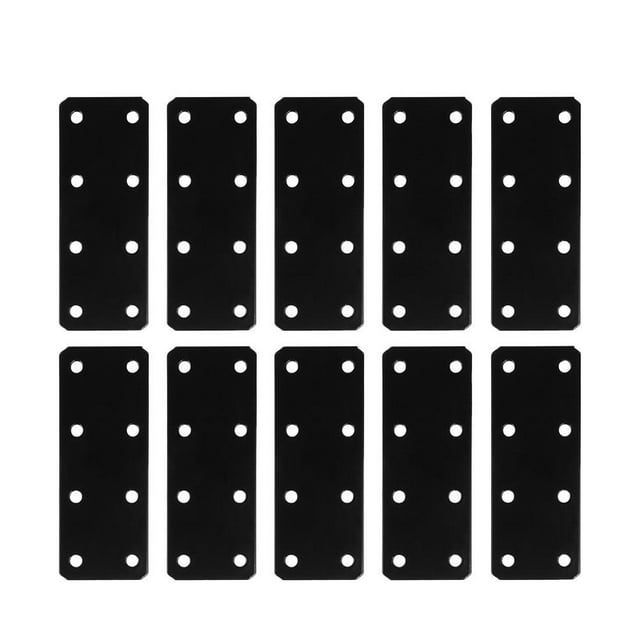 NUOLUX Flat Corner Straight Brace Metal Joining Plate Bracket ...