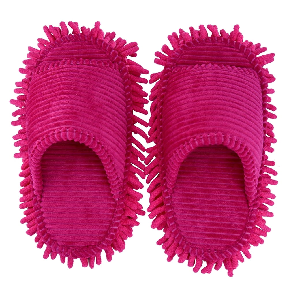 NUOLUX Floor Shoes Cleaning Slippers Foot Dust Mop Slipper Duster Socks ...