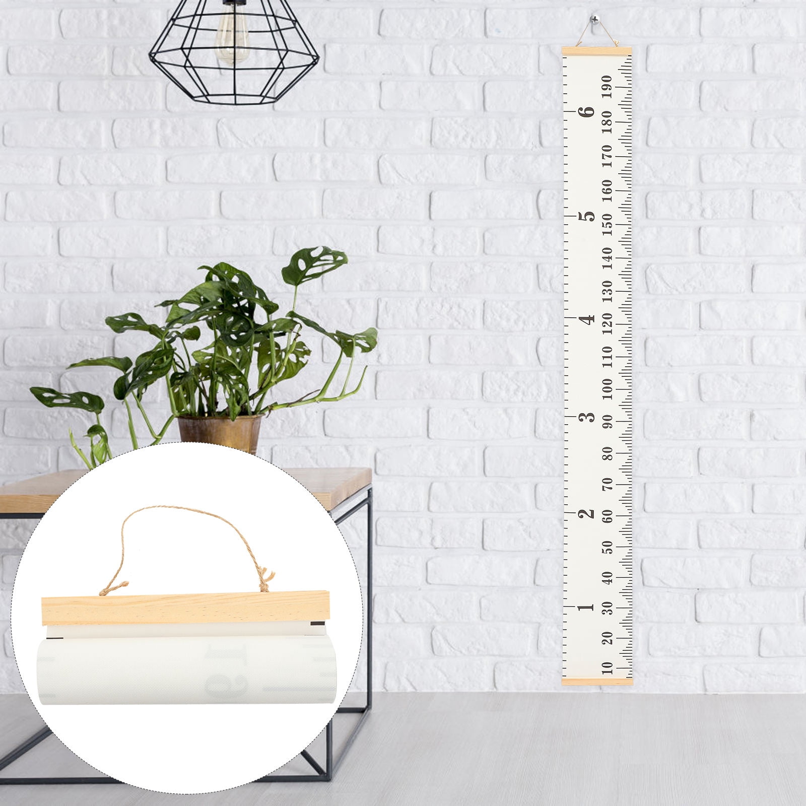 NUOLUX Growth Height Chart 200X8X0.04In for School Wall Mounted 1Set ...