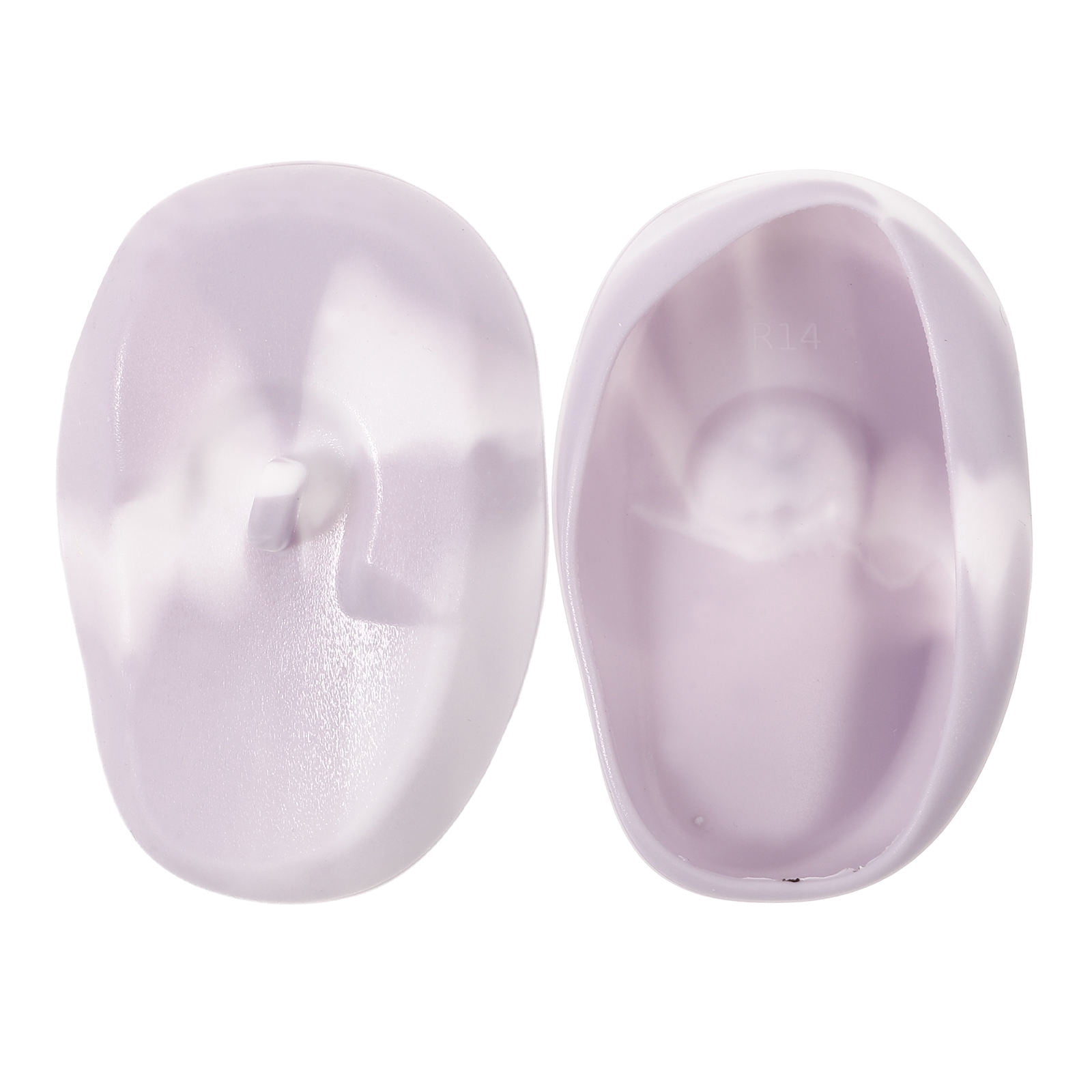NUOLUX Hair Dye Earmuffs 1 Pair Pale Purple and Reduction Cauliflower ...