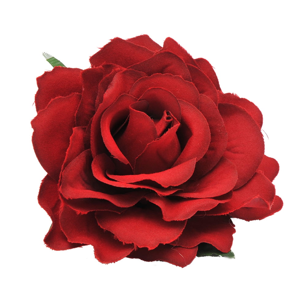 NUOLUX Hair Flower Rose Clipsclip Brooch Red Pin Clip Mexican ...