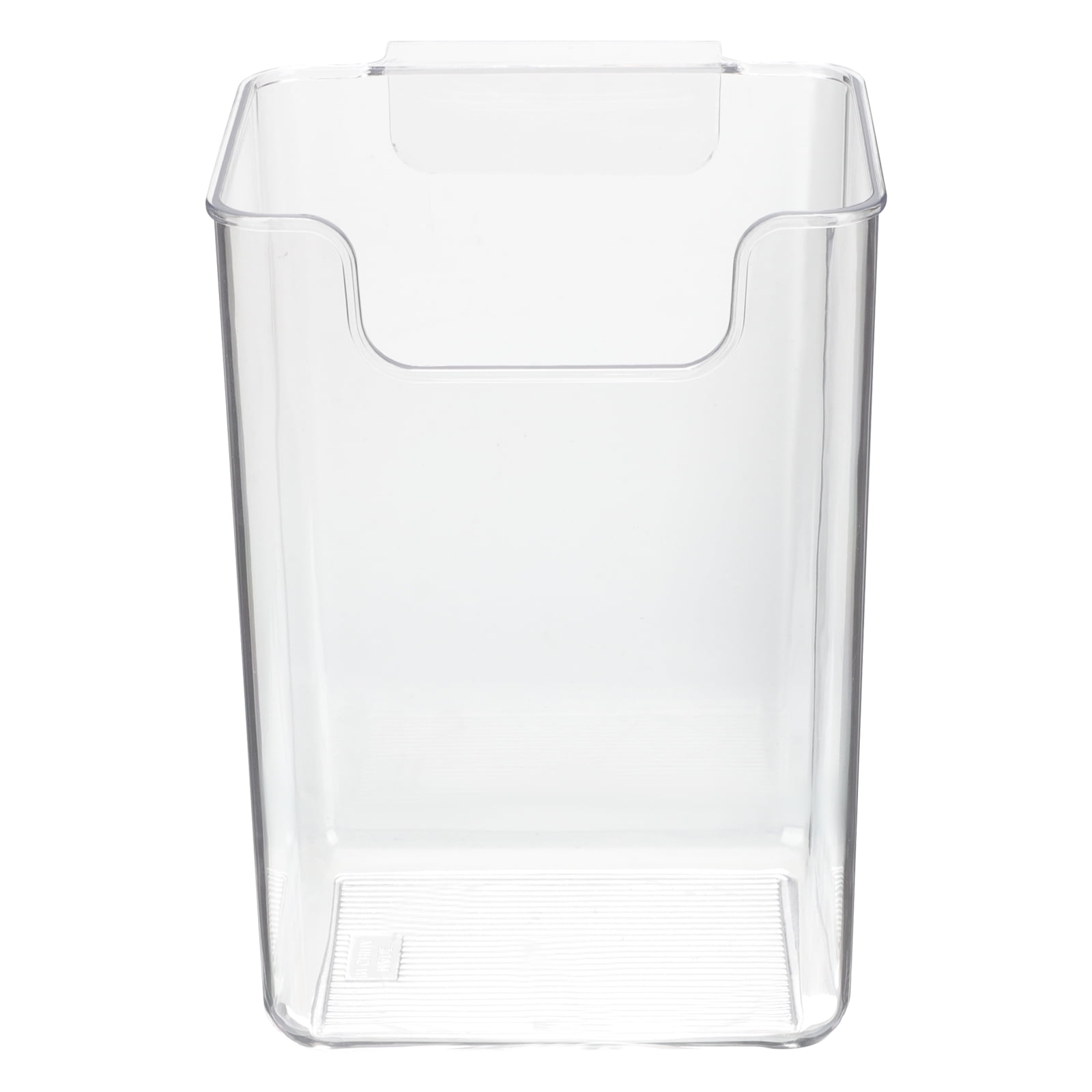 NUOLUX Hanging Plastic Trash Can Cupboard Door Trash Bin Transparent ...