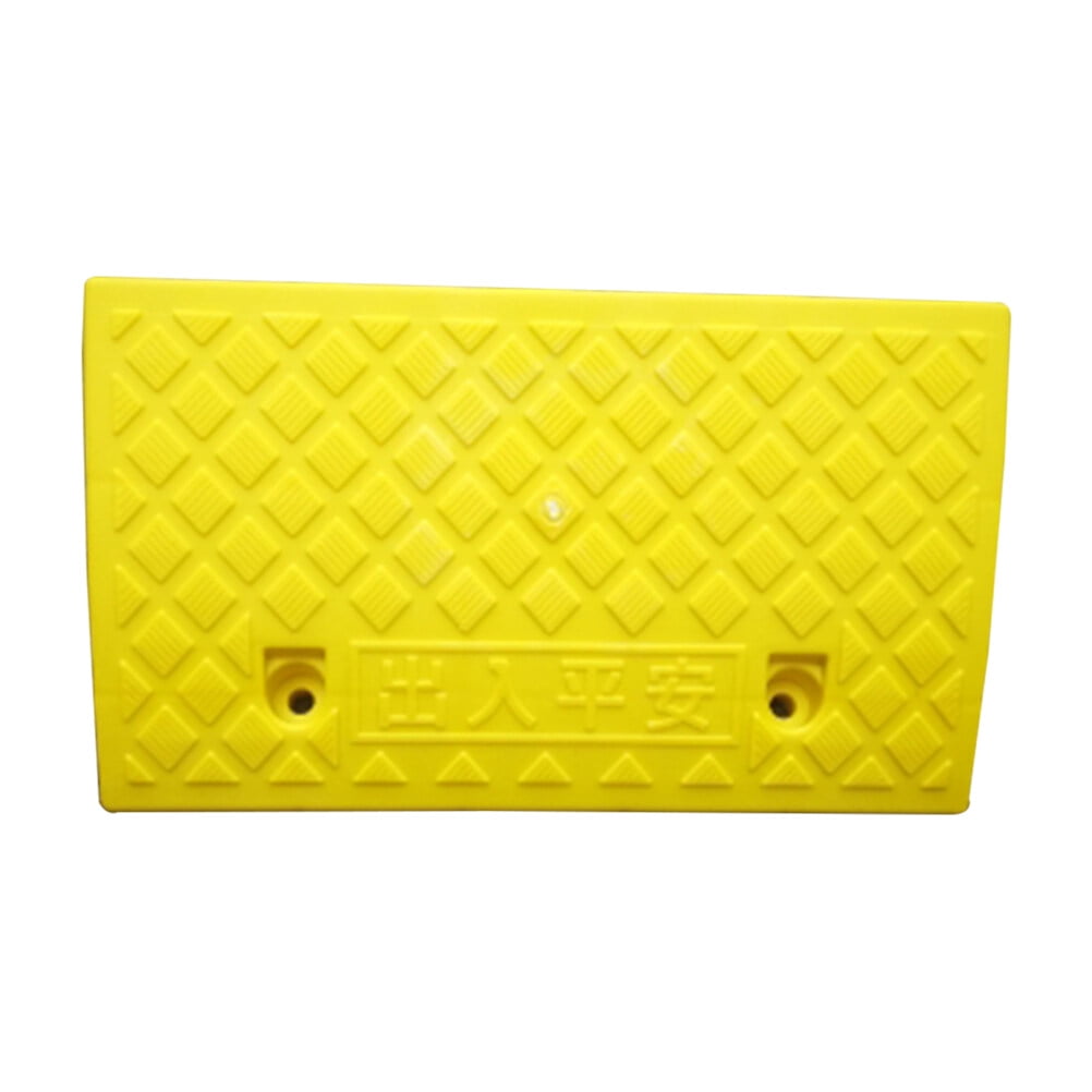 NUOLUX Hard Plastic Curb Ramps Portable Heavy Duty Threshold Ramp for ...