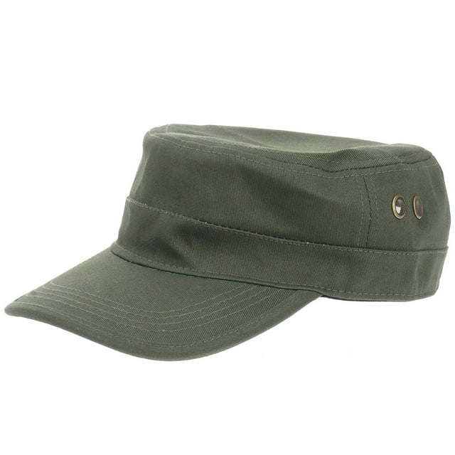 NUOLUX Hat Flat Cap Sports Cotton Cadet Fortress Scout Train Cinch ...