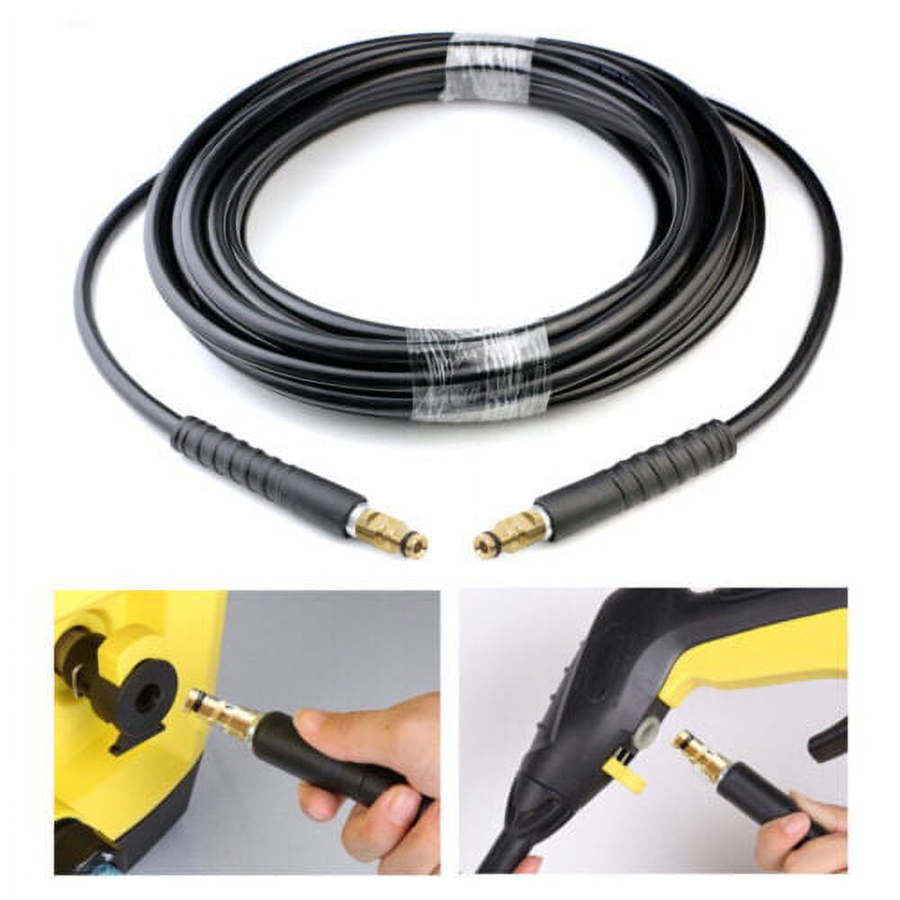 WORGEOUS Rubber High-Pressure Washer Extension Hose 1 Set 589.50X0.79X0 ...