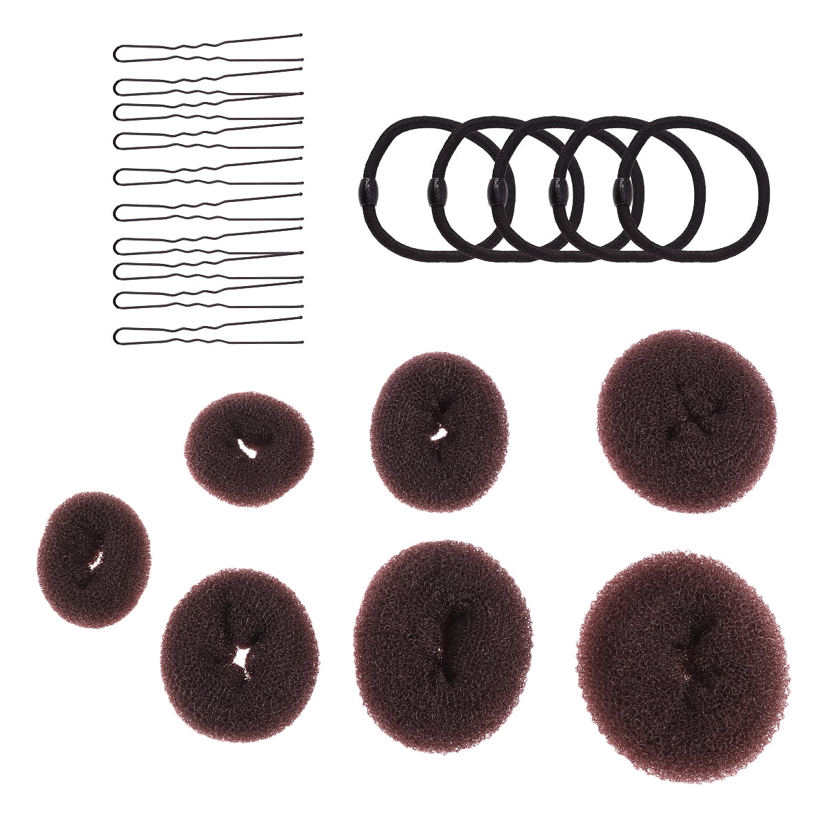 NUOLUX Hot-selling Donut Hair Device Practical Bun Ring Styler Maker ...