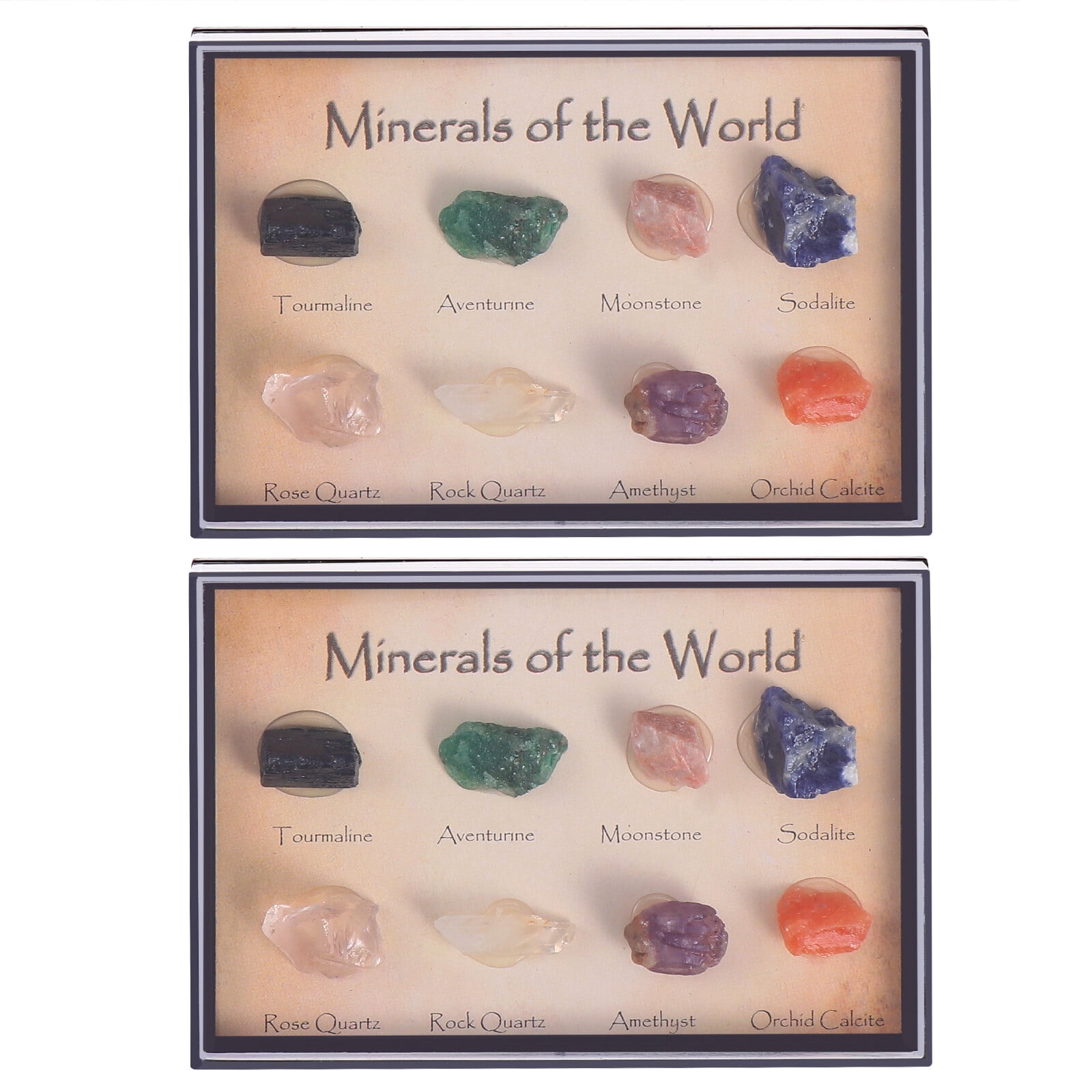 OUNONA Assorted Natural Crystal Ores for Teaching and Decoration Ideal ...