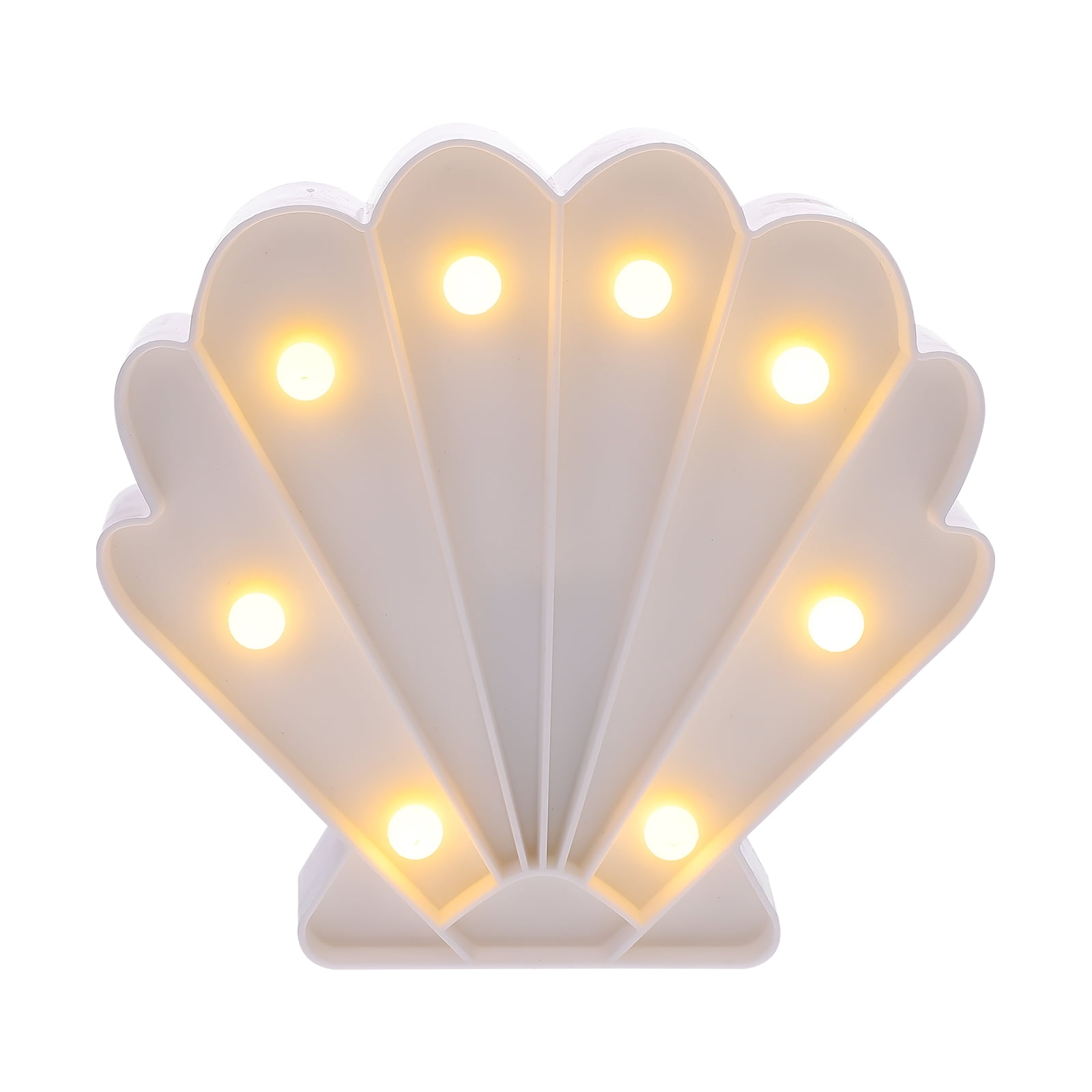 NUOLUX Light Night Lamp Nautical Neon Beach Sign Seashell Bathroom ...