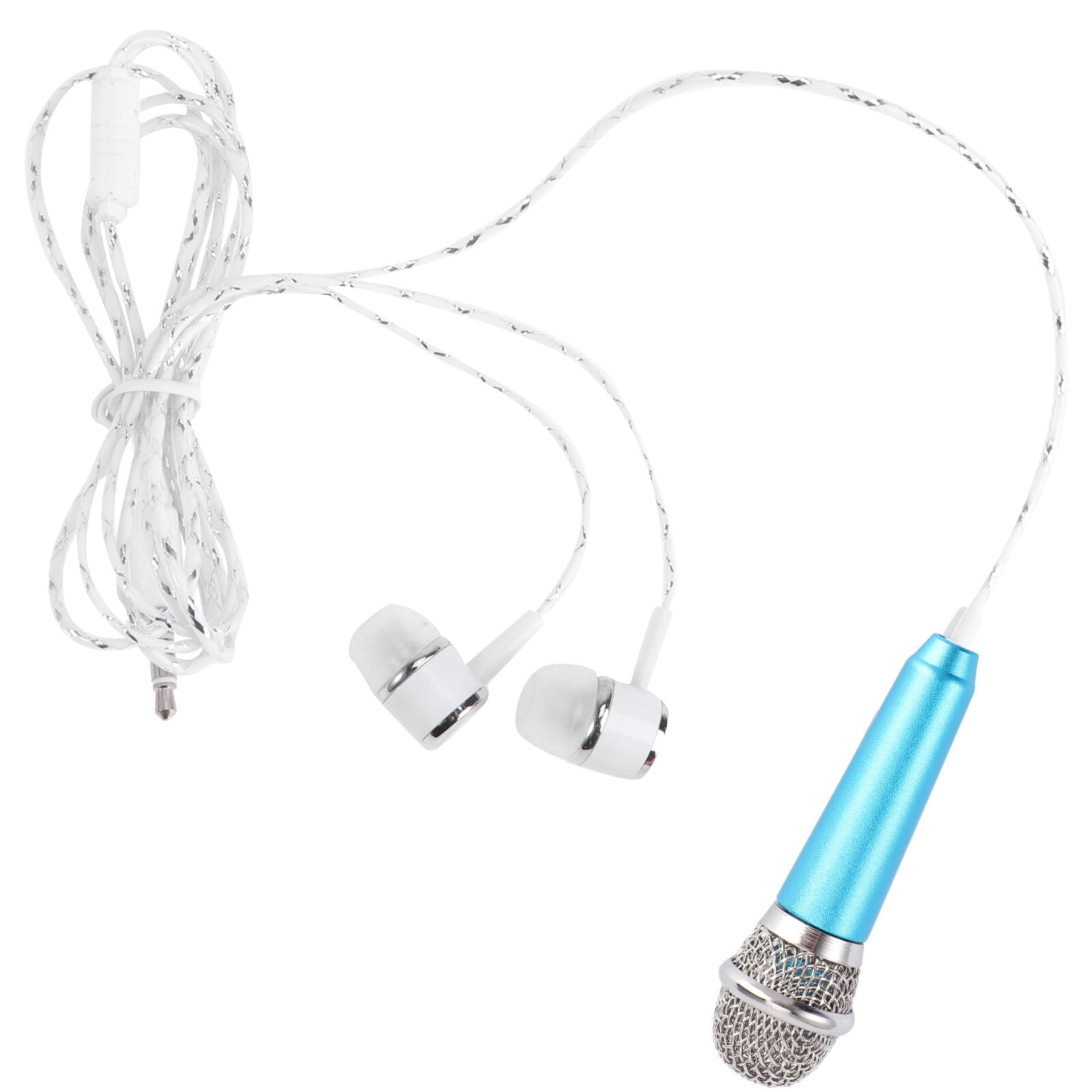 NUOLUX Mini Mini Phone Microphone With Headphones For IOS (Sky Blue ...
