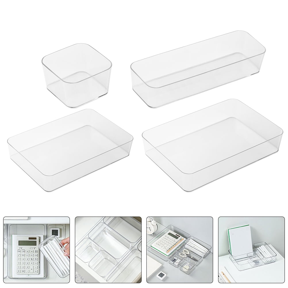NUOLUX Multi Compartment Desk Drawer Organizer Drawer Divider ...