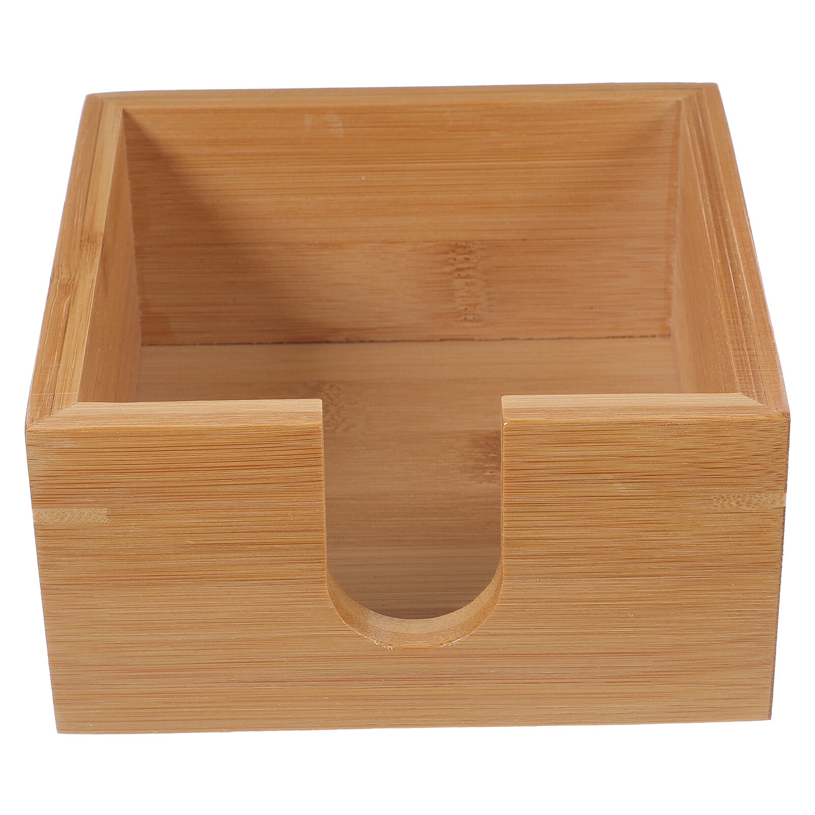 NUOLUX Bamboo Napkin Holder, Decorative Table Napkin Dispenser, Smooth ...