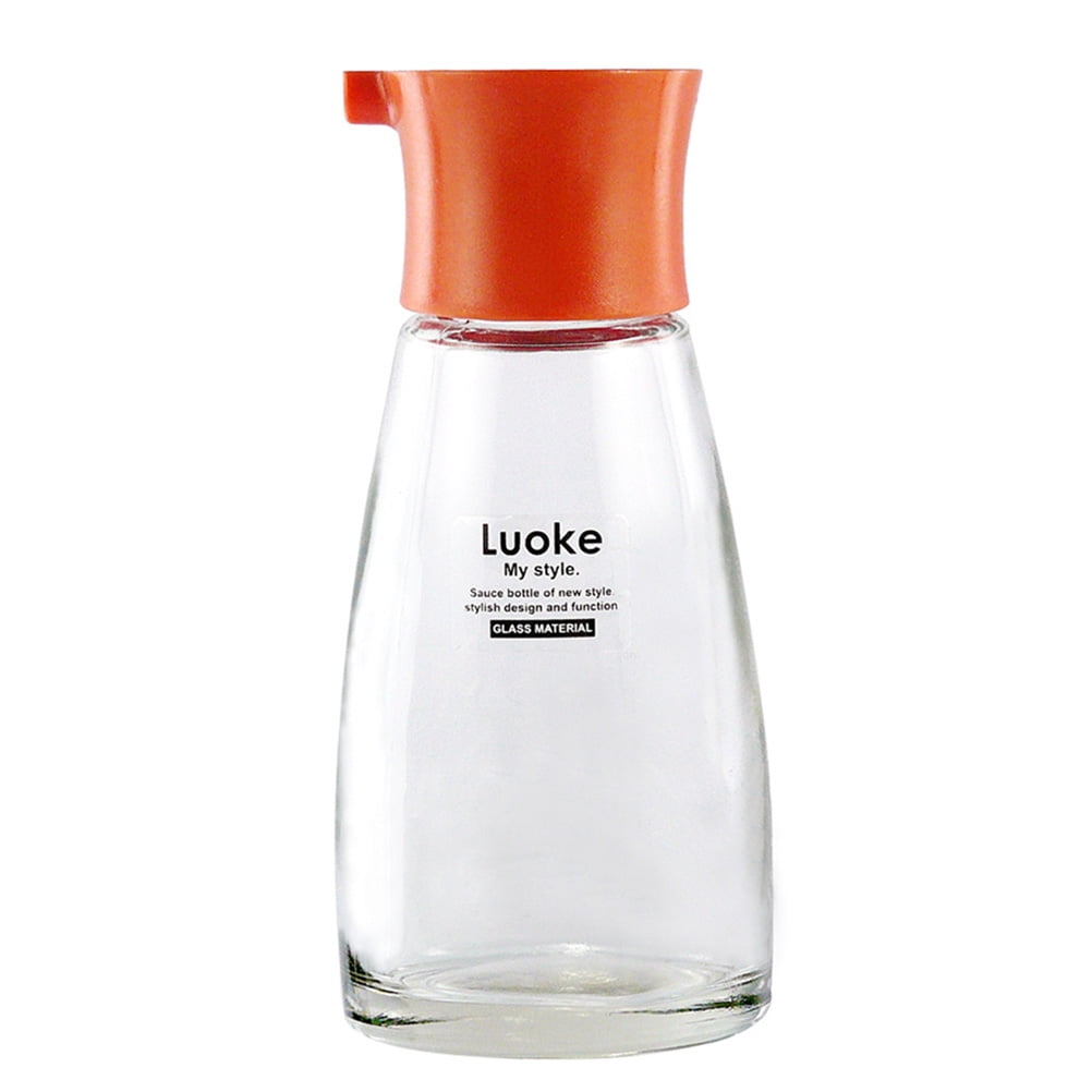 NUOLUX Small Kitchen Cooking Oil Bottle Dispenser, Vinegar Sauce Glass ...