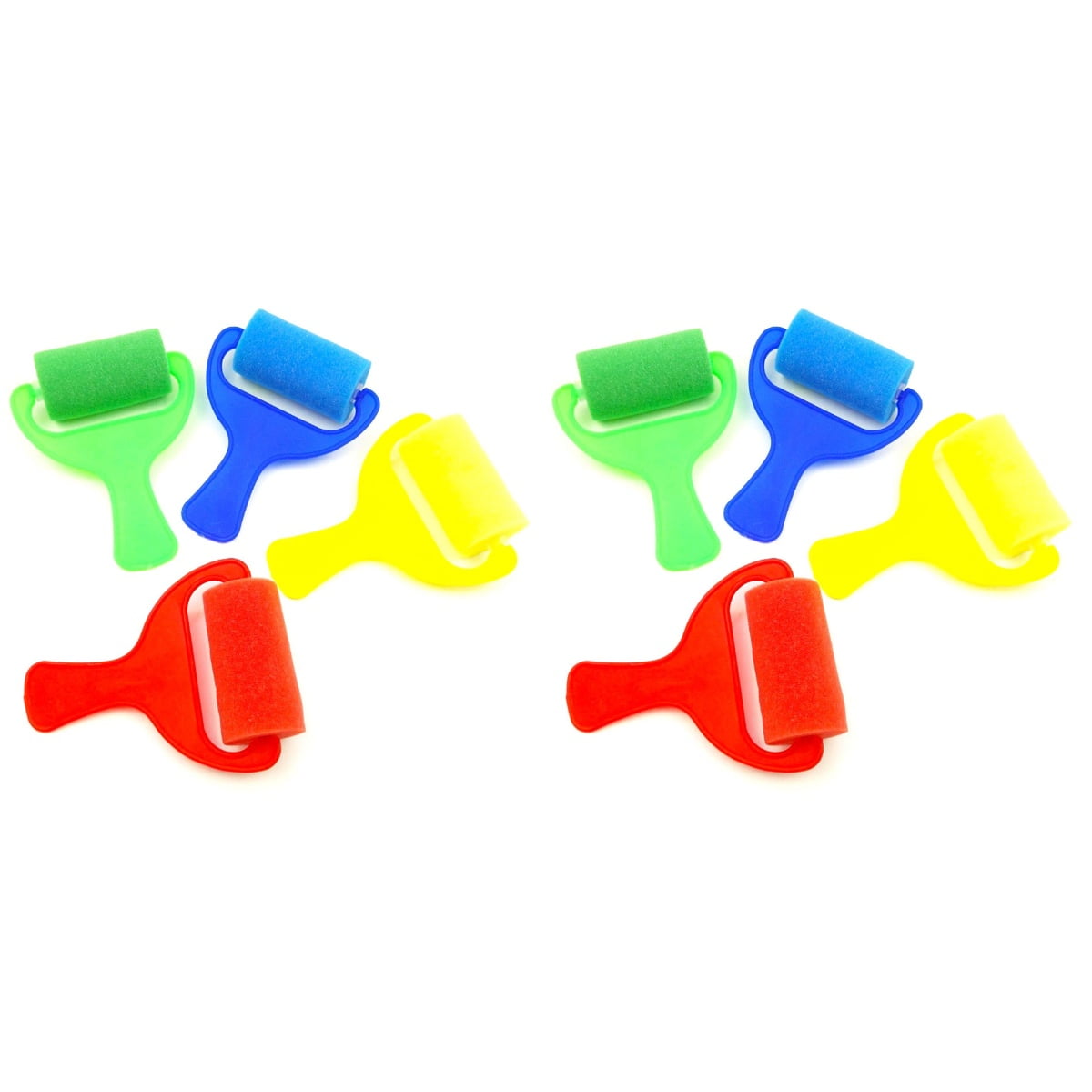 NUOLUX Paint Roller Kids Rollers Sponge Mini Brush Kit Brayer Making ...