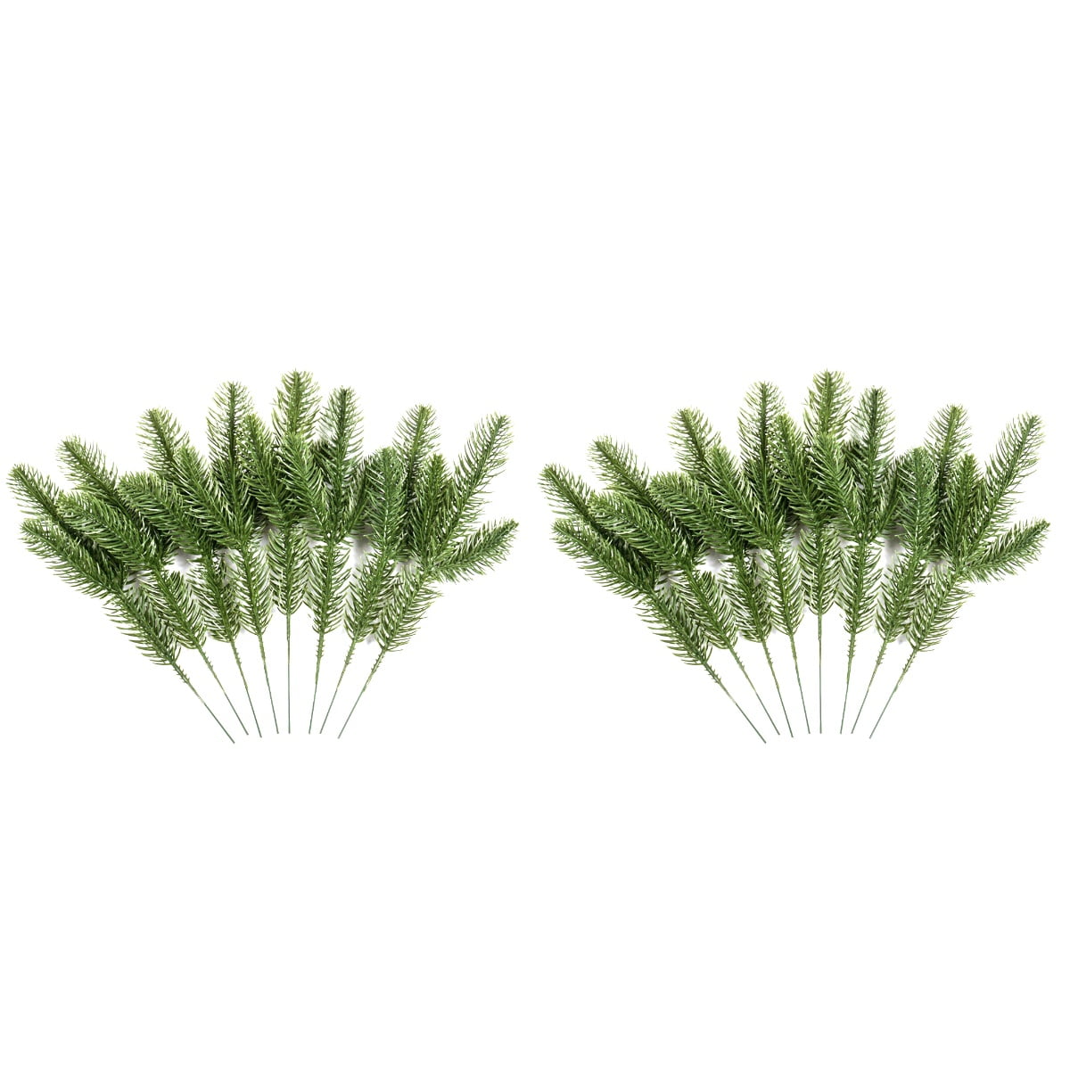 NUOLUX Pine Branches Artificial Tree Picks Stems Christmas Silk Twigs ...