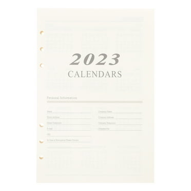 Colaxi 6 Loose Leaf Paper, A6 Binder Planner Insert, A6 Refill Paper ...