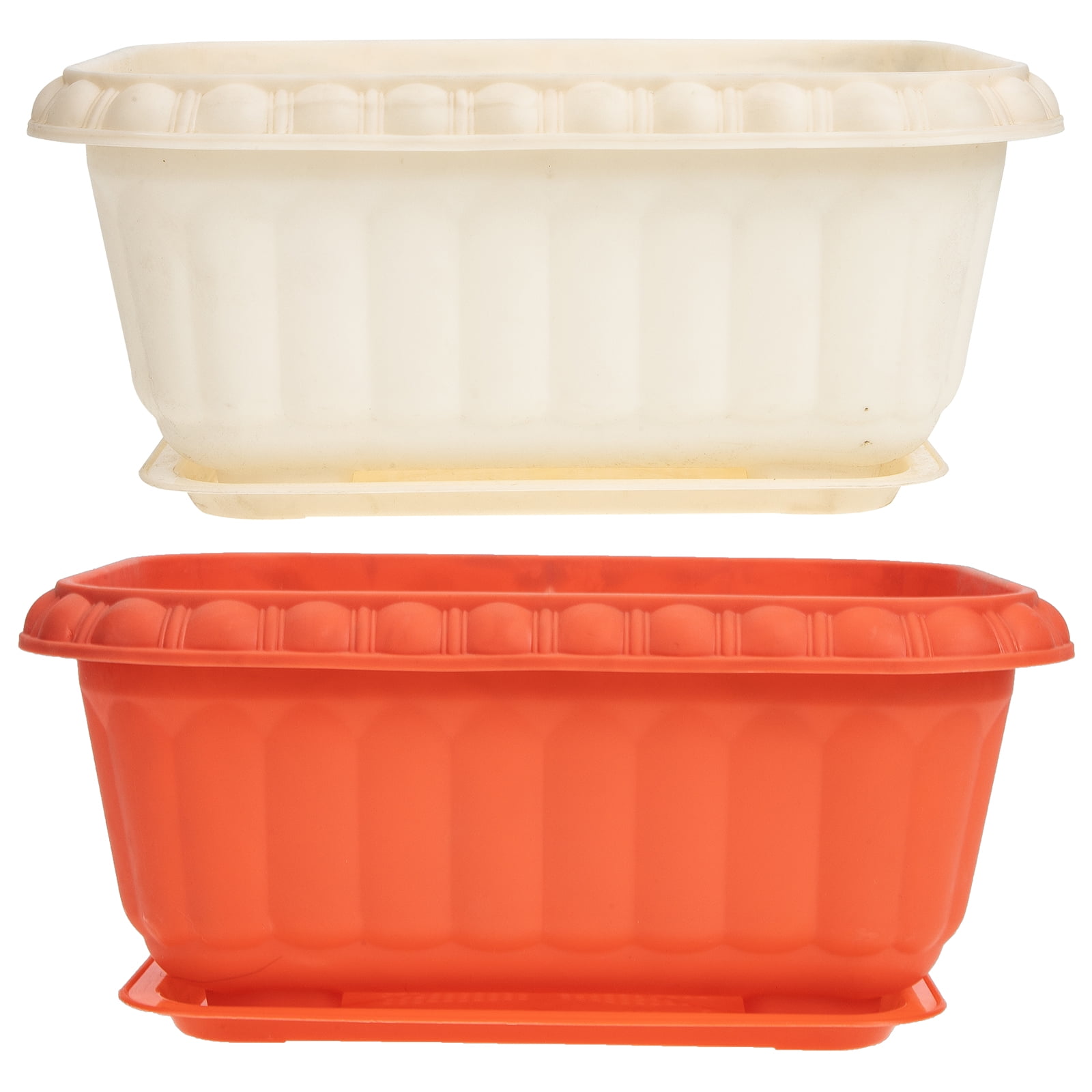 NUOLUX Planter Box Pot Flower Window Windowsill Plant Vegetable Pots ...