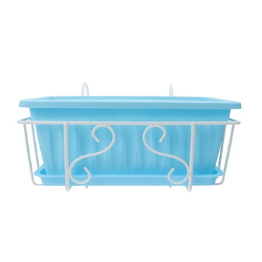NUOLUX Planter Hanging Window Deck Balcony Flower Potwindowsill Rack ...