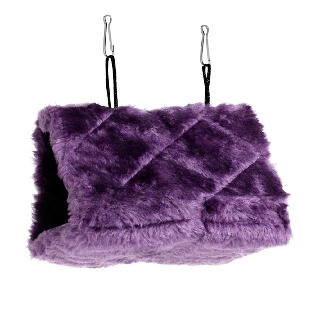 NUOLUX Plush Snuggle Bird Hammock Hanging Snuggle Cave Happy Hut Bird ...