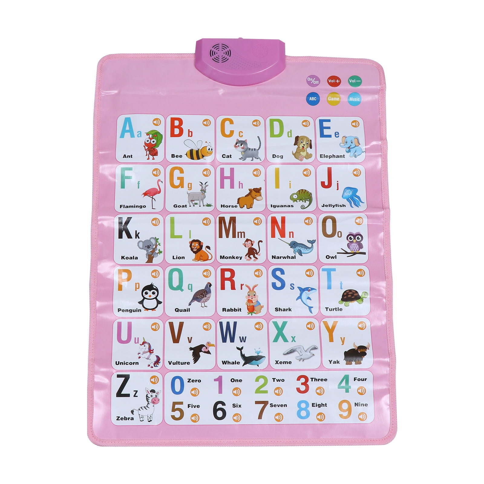 NUOLUX Poster Educational Talking Chart Learning Alphabet Wall Toy ...