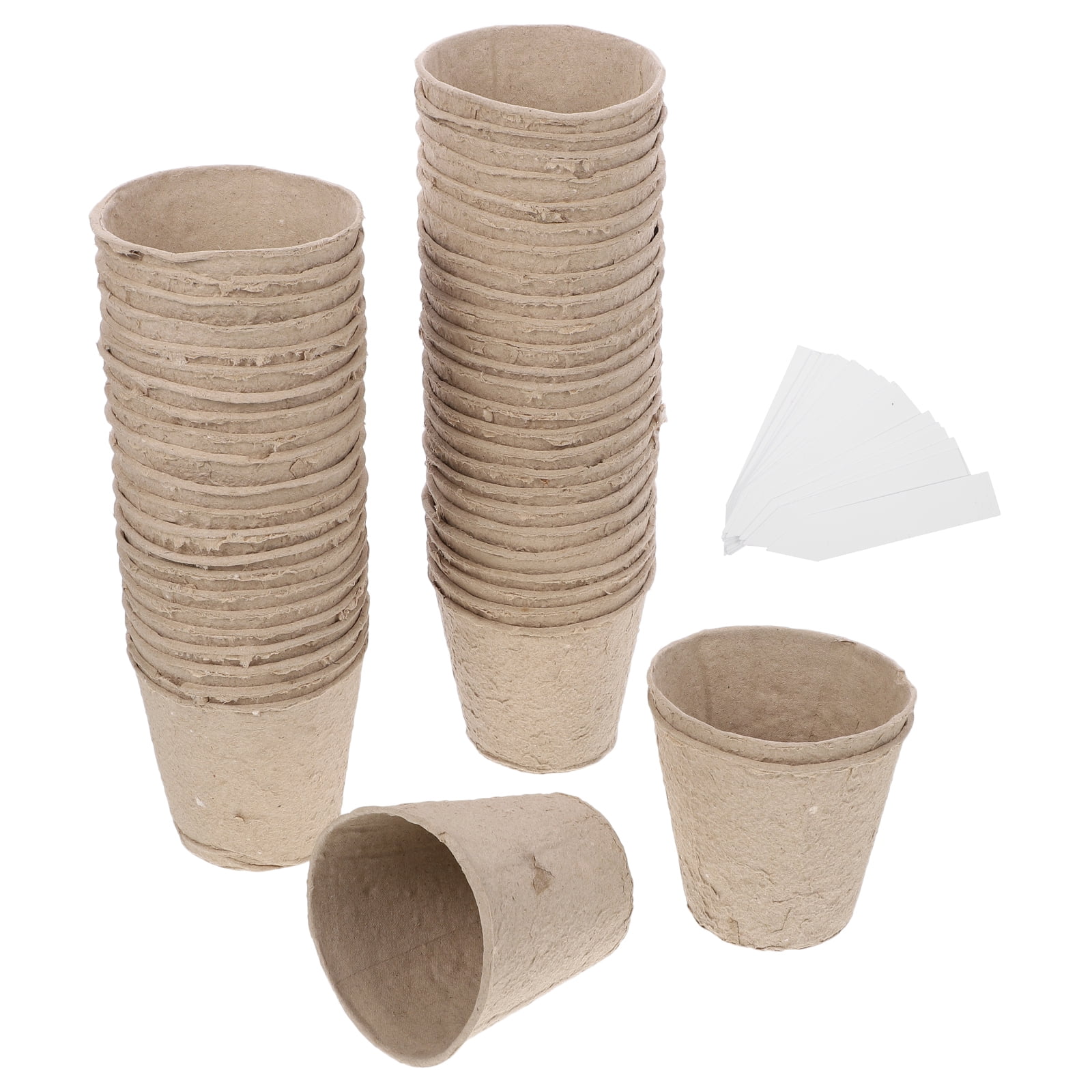 TABLETREANDS Garden Germination Nursery Pots Pulp for Flower Garden 1 ...