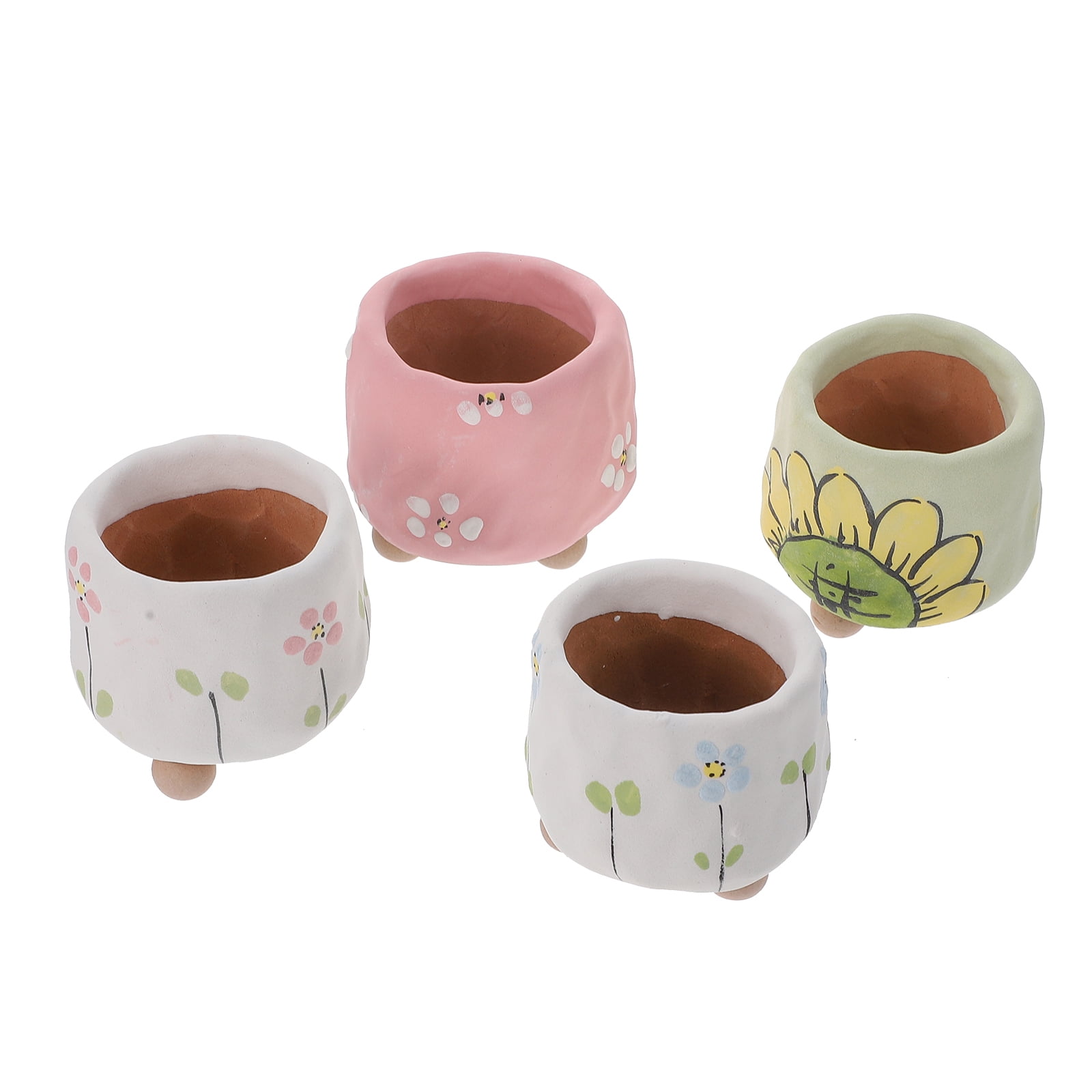 Tineasur Flower Pot Assorted Color Ceramics Office Workers Modern Style ...