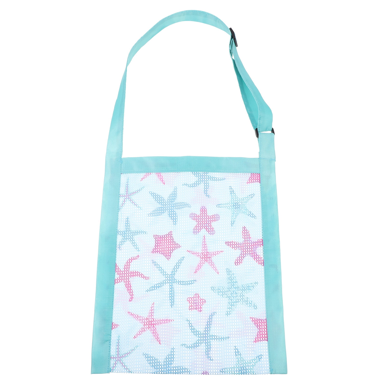 NUOLUX Printed Mesh Beach Bag Seashells Mesh Bag Breathable Sea Shell ...