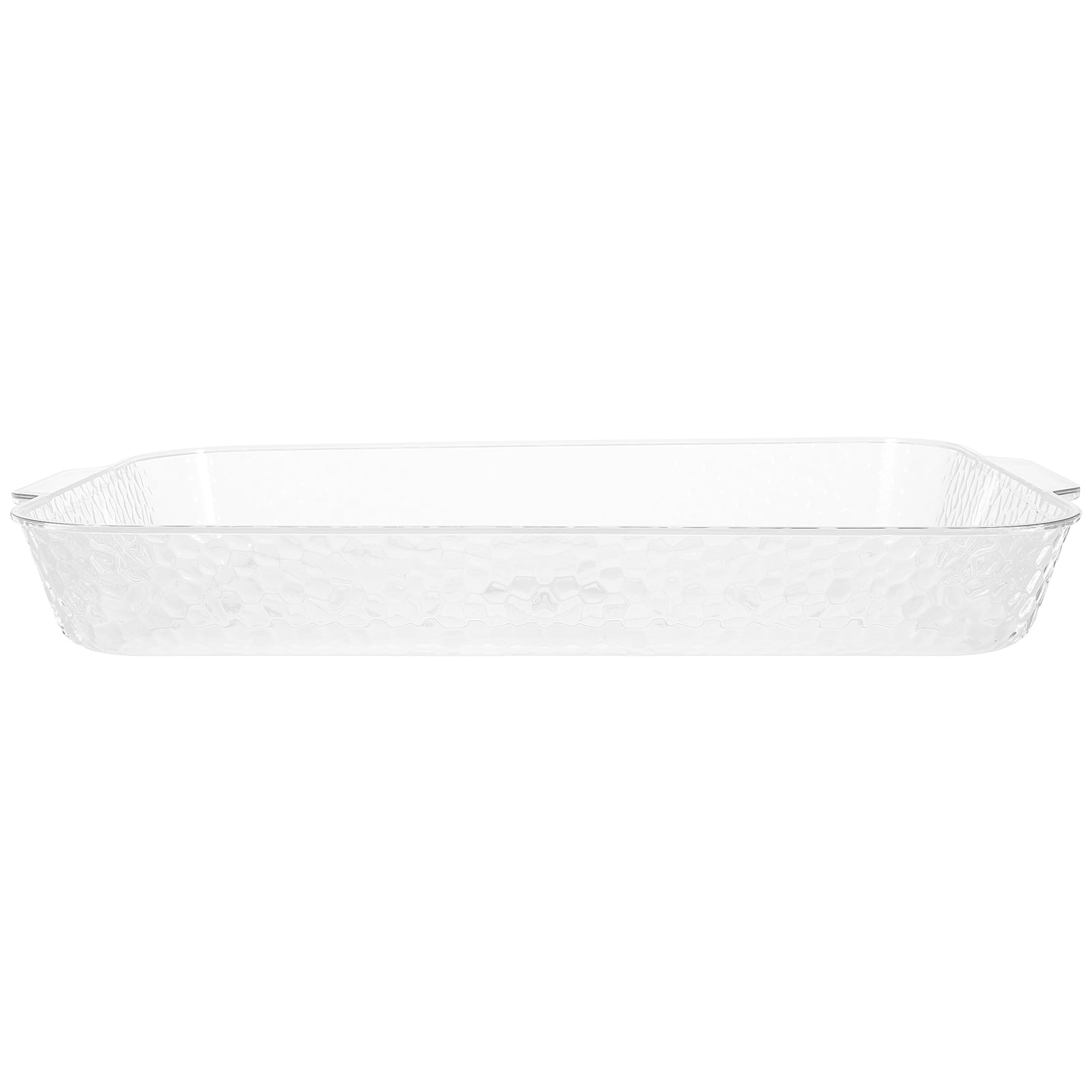 NUOLUX Rectangular Plastic Tea Tray for Home Users 1Pack 41.0x26.0x2 ...